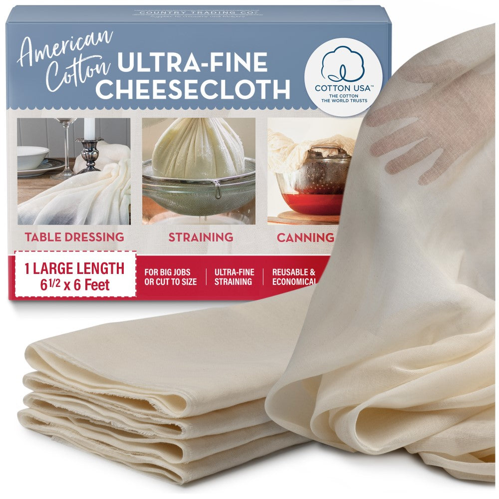 American Cotton Ultra-Fine Cheesecloth (78" x 72") – Country Trading Co US