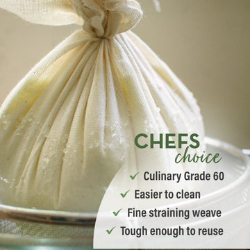 Reusable Cheesecloth - The Best for Basting, Draining, and Steaming ...