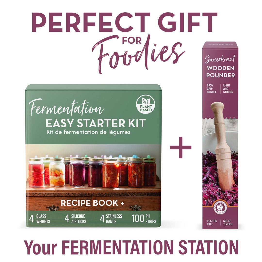 Wooden Sauerkraut Pounder - 10" Solid Beech Wood Cabbage Stomper ...