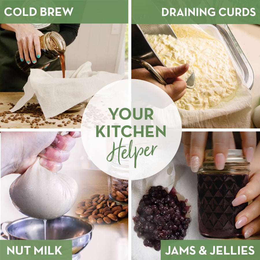 Reusable Cheesecloth - The Best for Basting, Draining, and Steaming ...