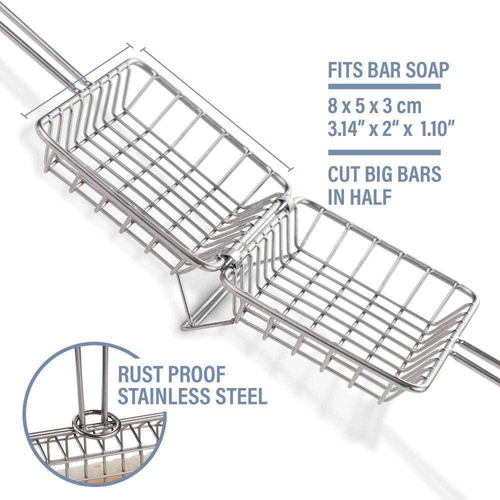 Soap Shaker Stainless Soap Cage | With Feet To Keep Dish Soap Bars Dry ...