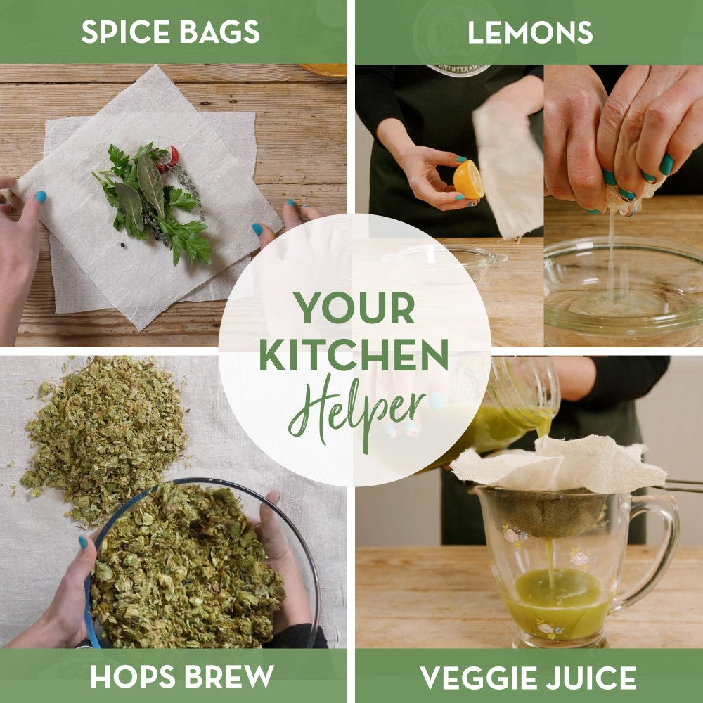 Reusable Cheesecloth - The Best for Basting, Draining, and Steaming ...