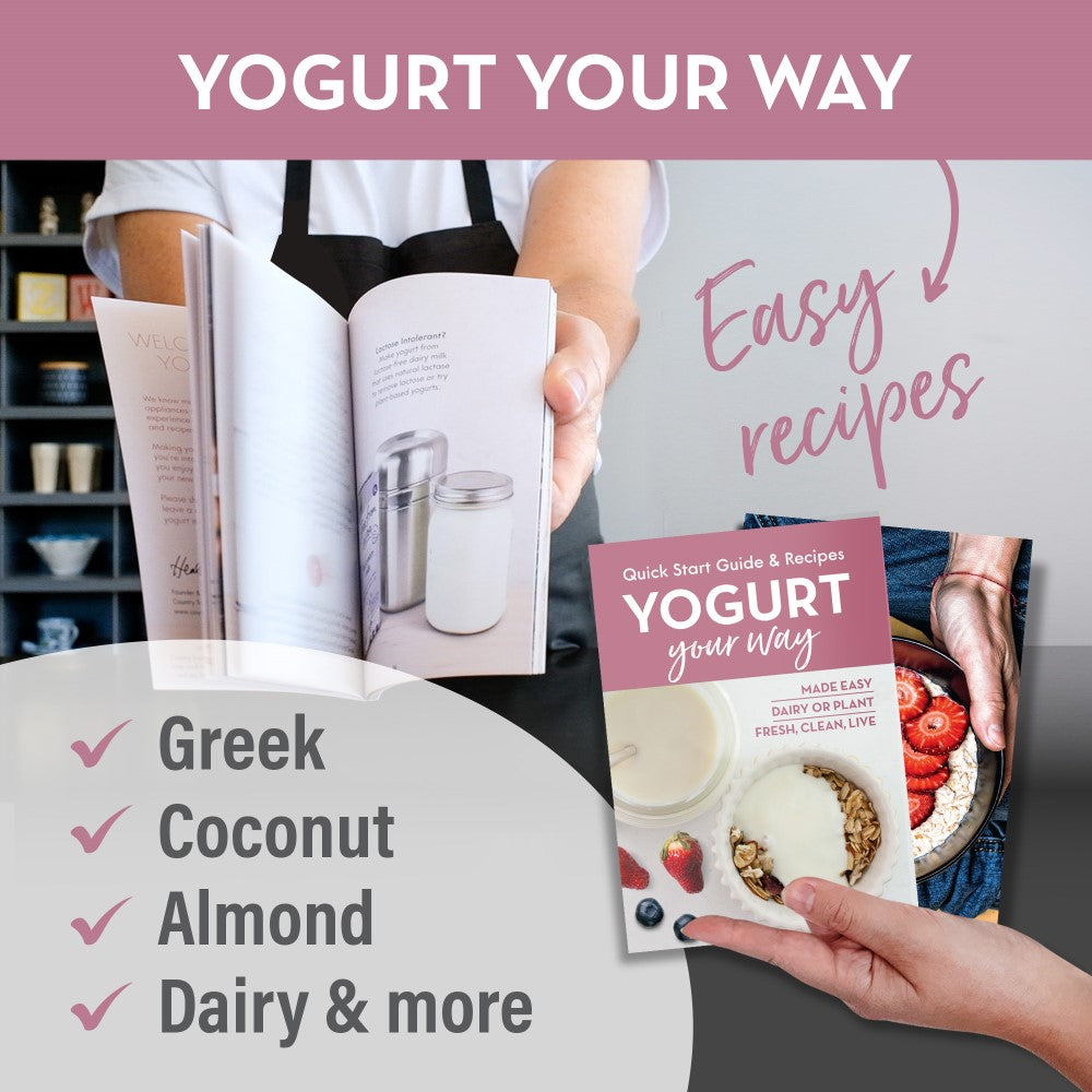 Stainless Steel Yogurt Maker - Create Creamy, Healthy Homemade Yogurt ...